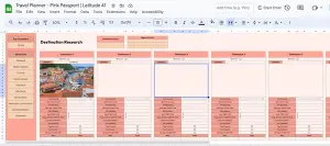 The Best Google Sheets Trip Planner: How to Plan Your Dream Trip with a ...